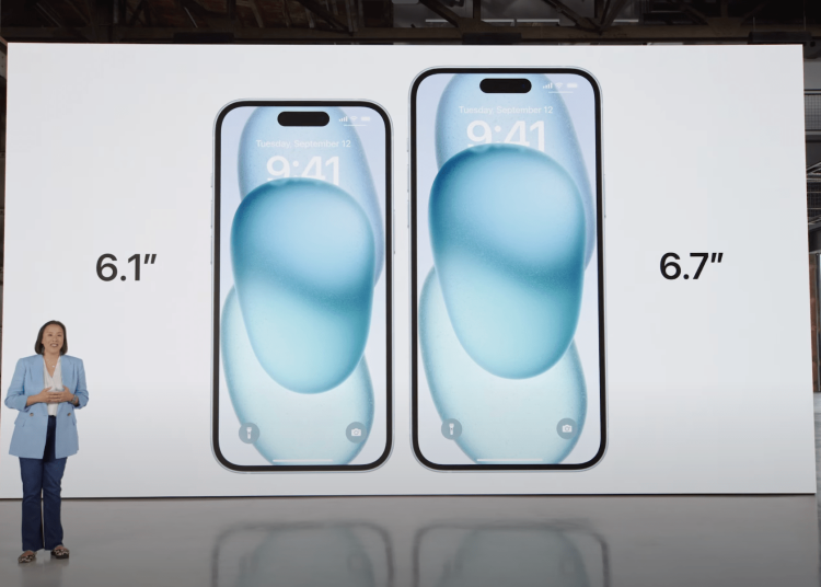 Kích thước màn hình iPhone 15 Plus/Pro/Pro Max bao nhiêu inch?